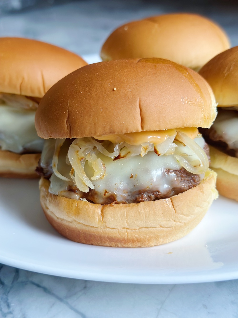 Mini Smash Burgers – FIVE INGREDIENT FEAST