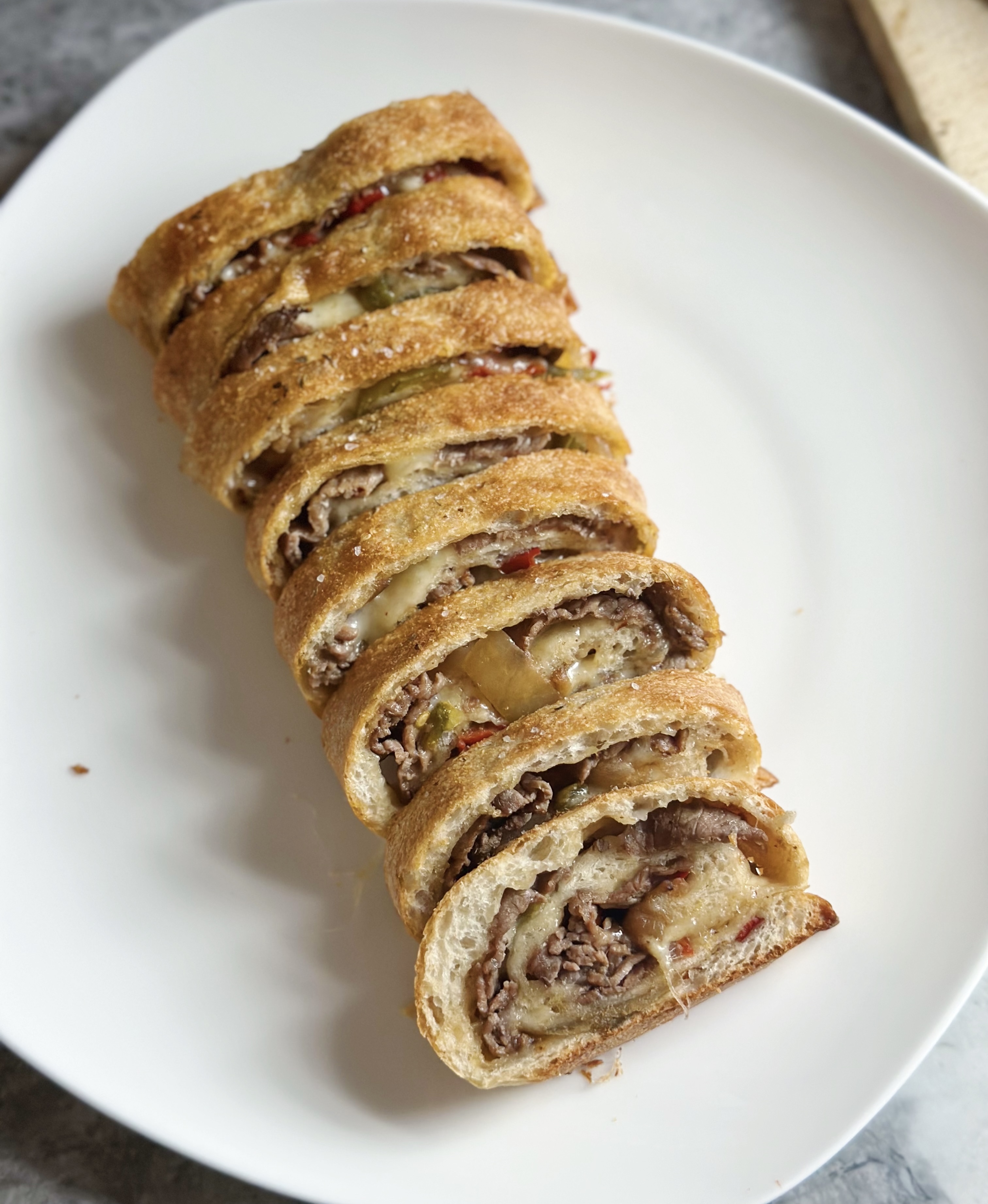 Philly Cheesesteak Bread – FIVE INGREDIENT FEAST